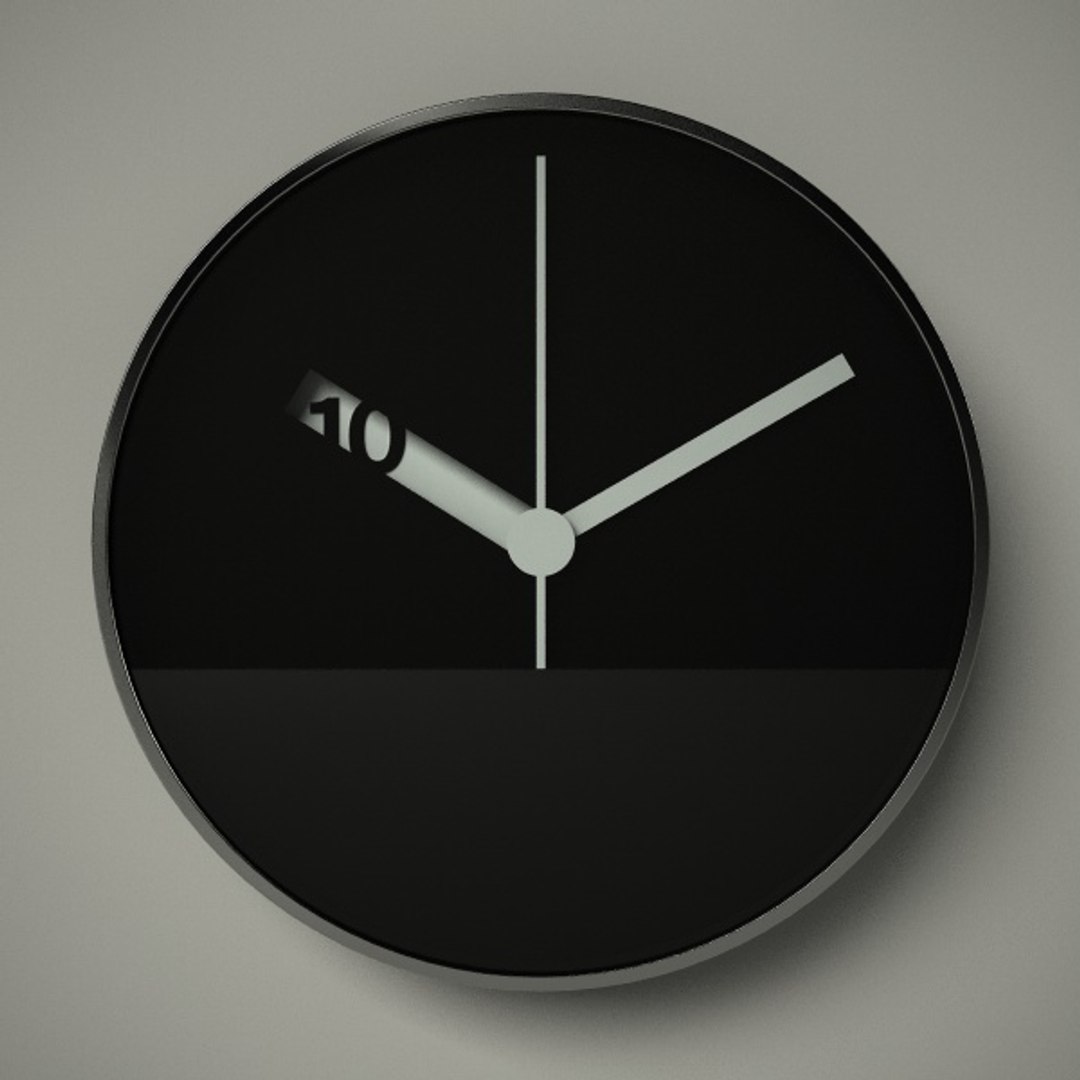 c4d extra normal wall clock