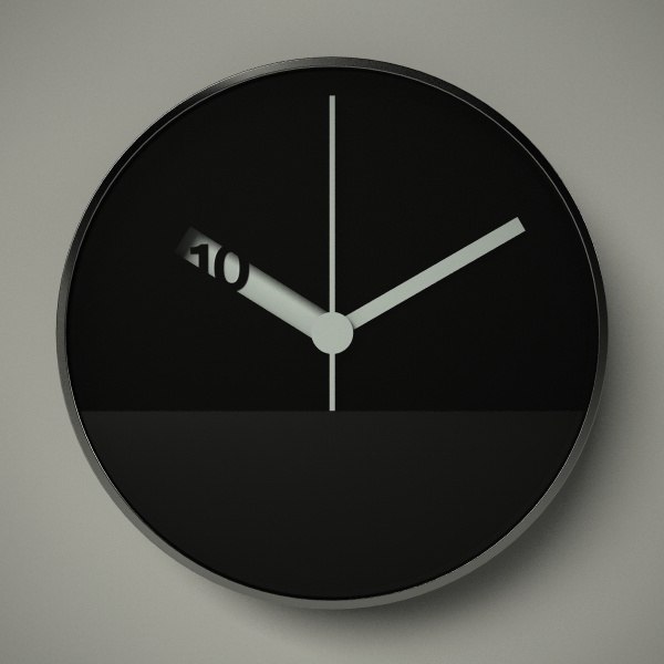 c4d extra normal wall clock