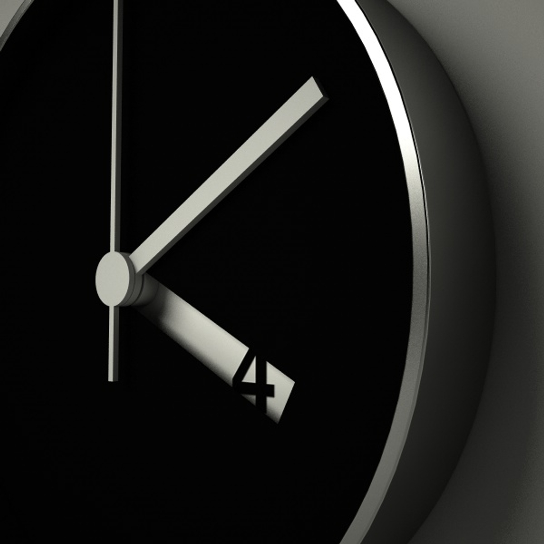c4d extra normal wall clock