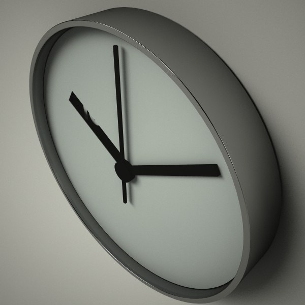 c4d extra normal wall clock