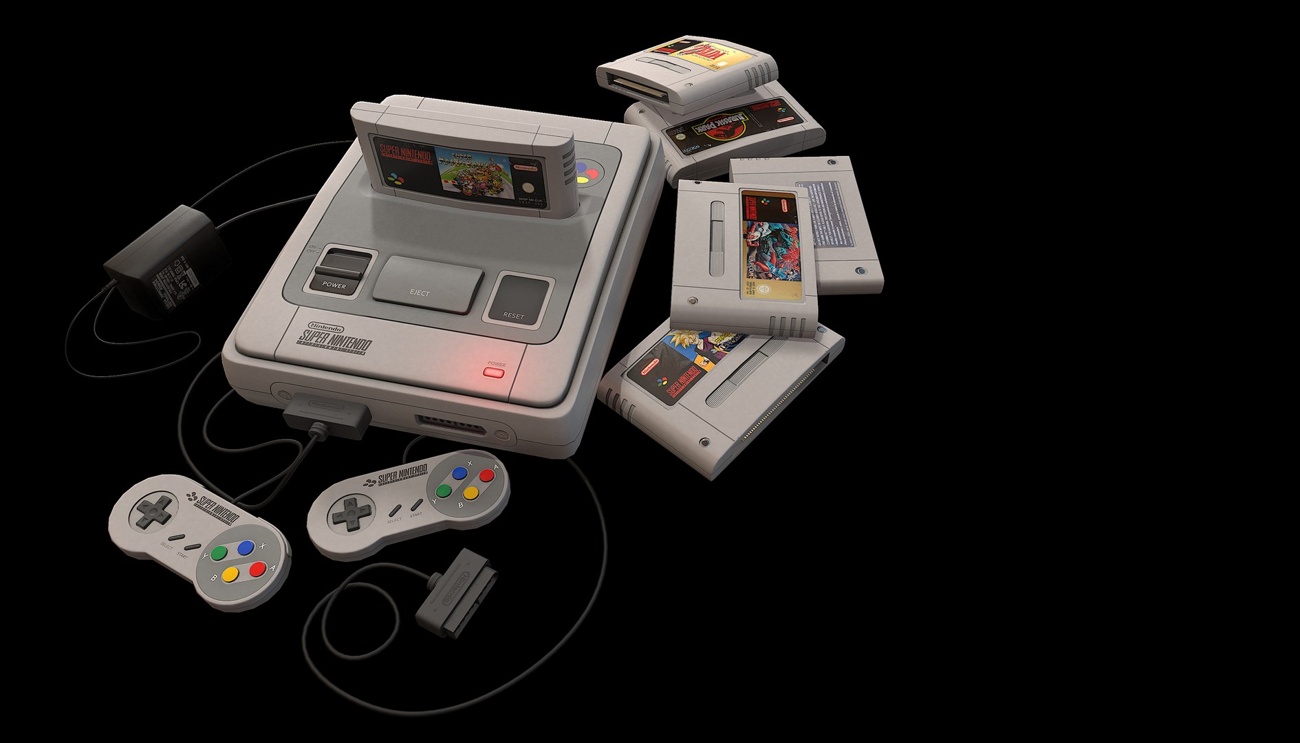 3D Model Super Nintendo - TurboSquid 1496275
