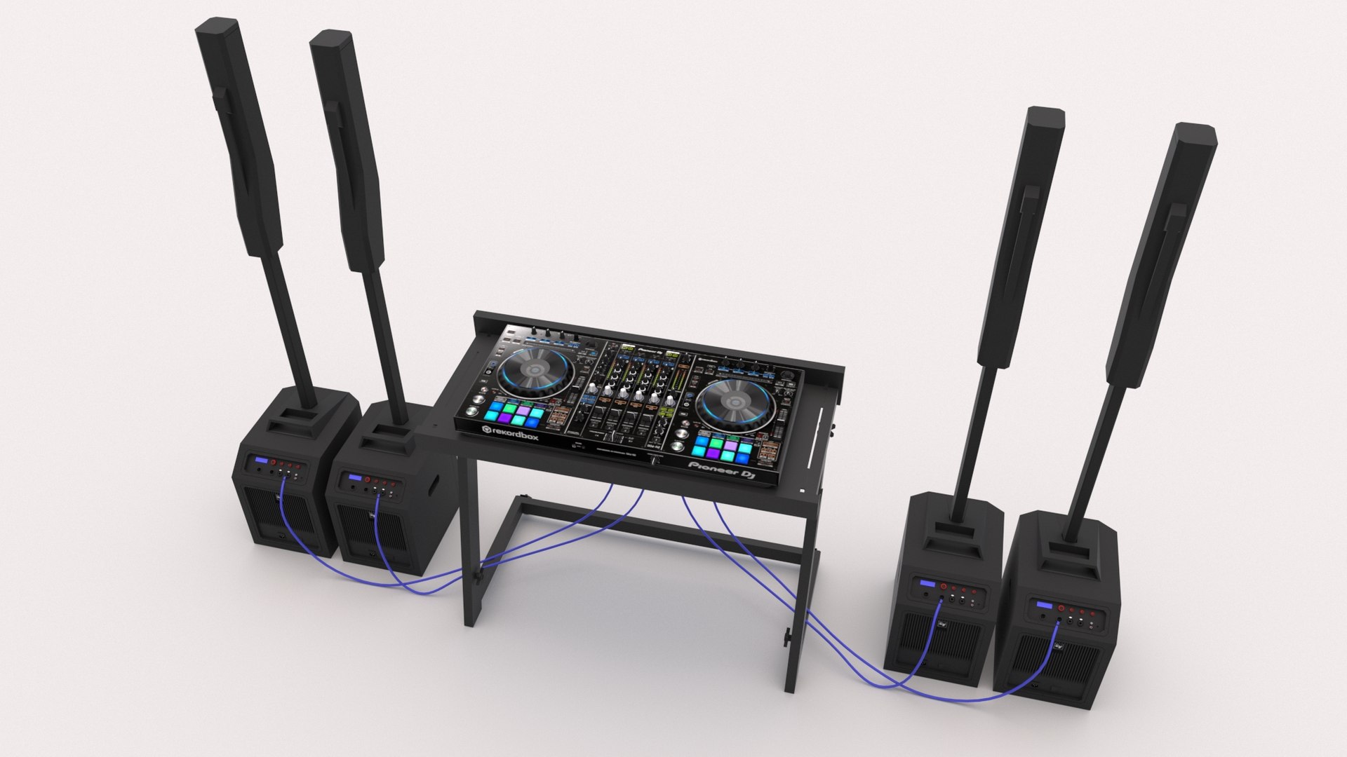 3D Dj Booth 02 Model - TurboSquid 1742080