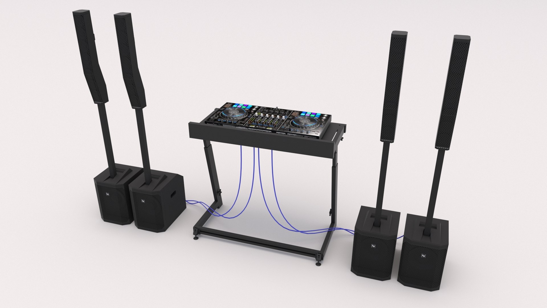 3D Dj Booth 02 Model - TurboSquid 1742080