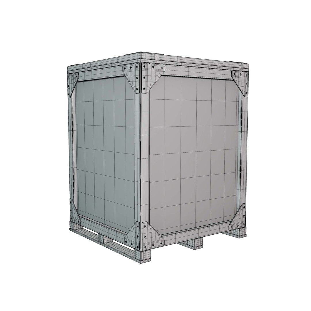 3D Wood OSB Crate - TurboSquid 1806859