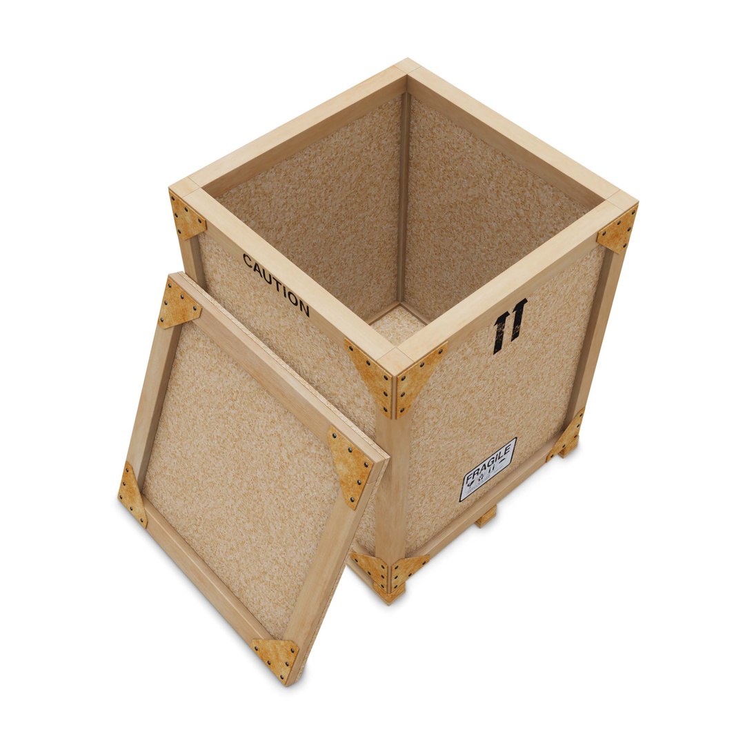 3D Wood OSB Crate - TurboSquid 1806859