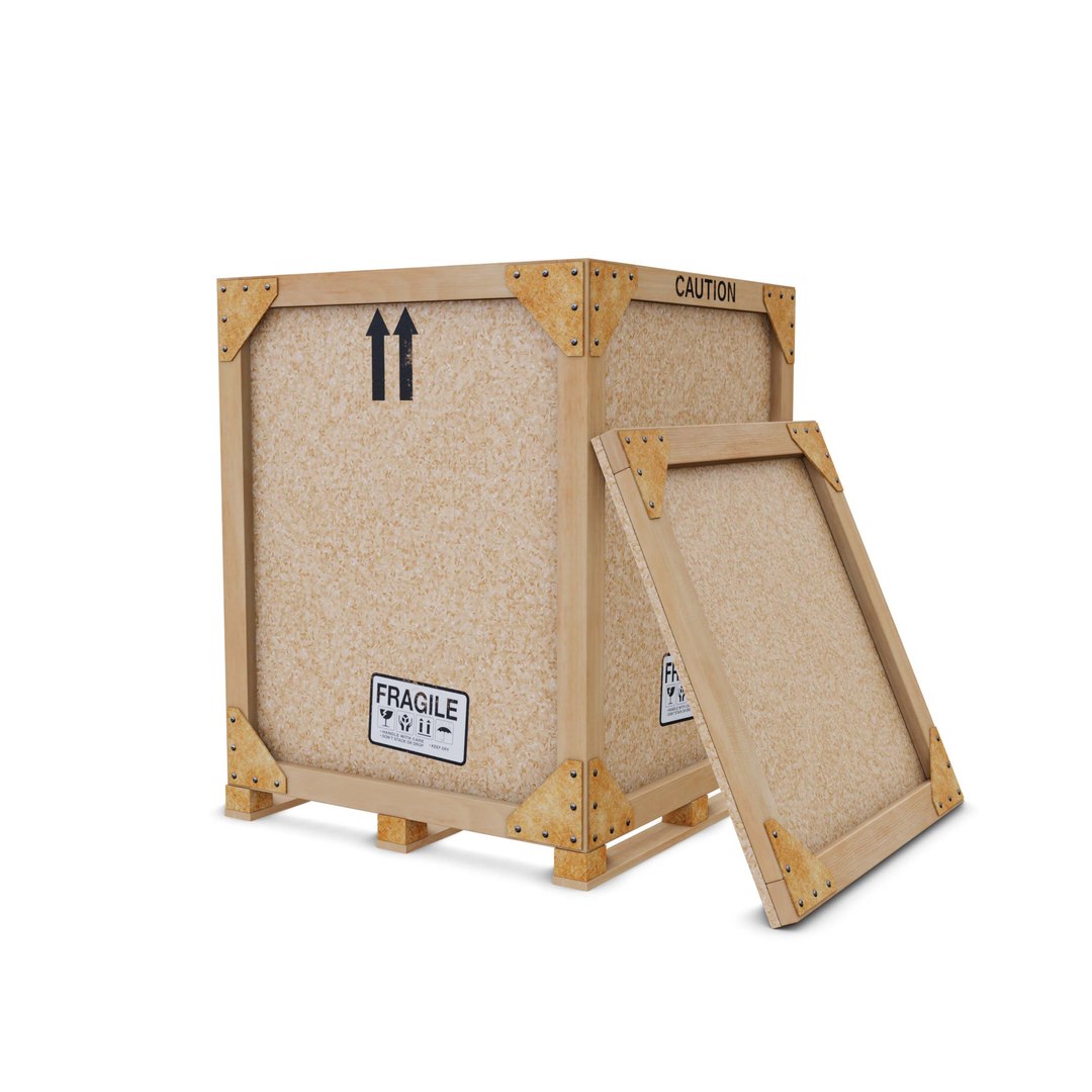 3D Wood OSB Crate - TurboSquid 1806859