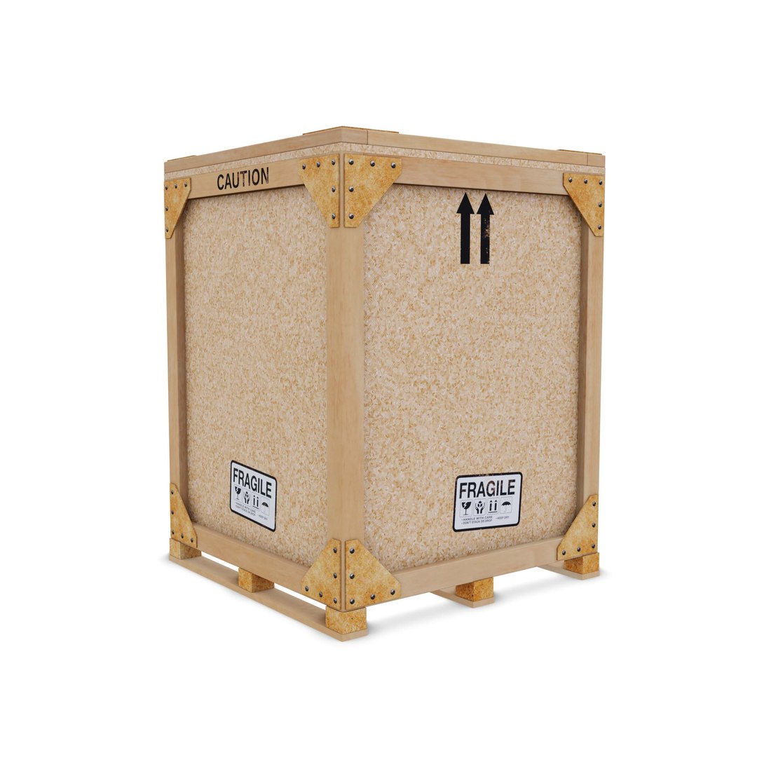 3D Wood OSB Crate - TurboSquid 1806859