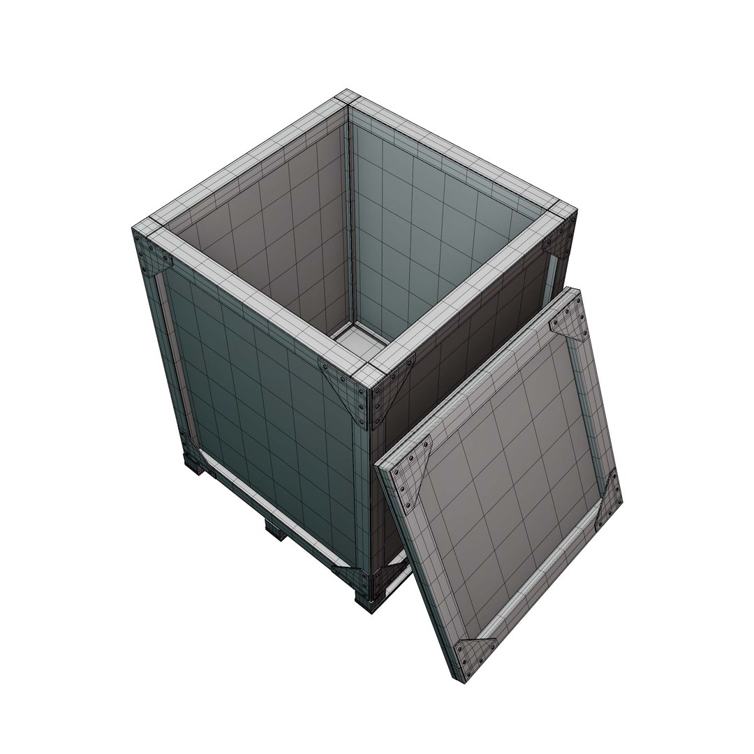 3D Wood OSB Crate - TurboSquid 1806859