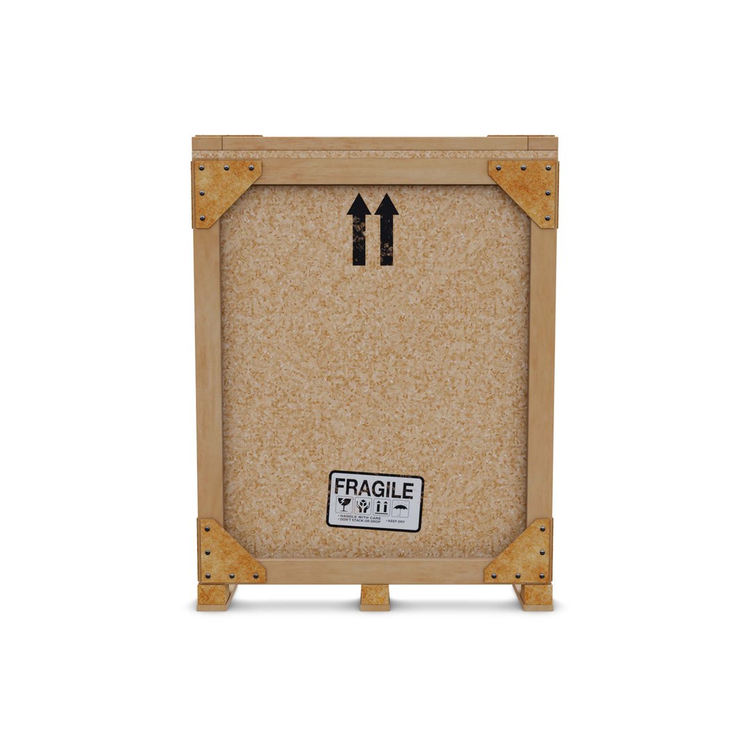 3D Wood OSB Crate - TurboSquid 1806859