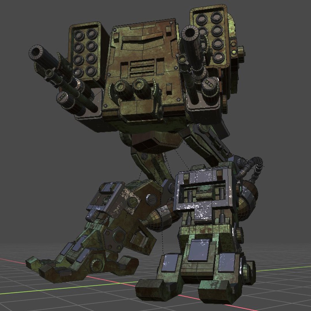 Mech Destroyer Walker 3D - TurboSquid 1557794