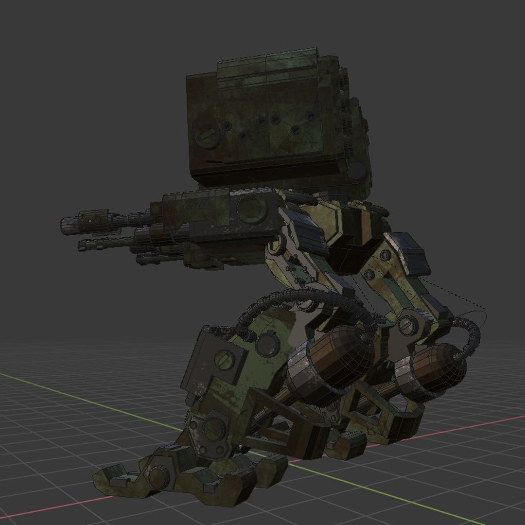 Mech Destroyer Walker 3D - TurboSquid 1557794