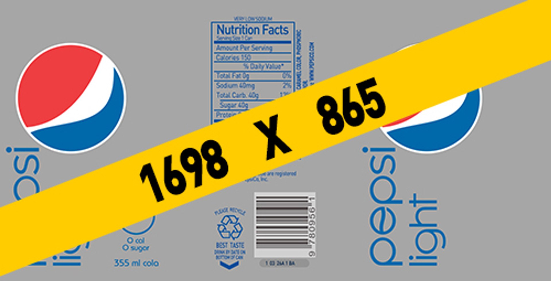 Pepsi Light Obj