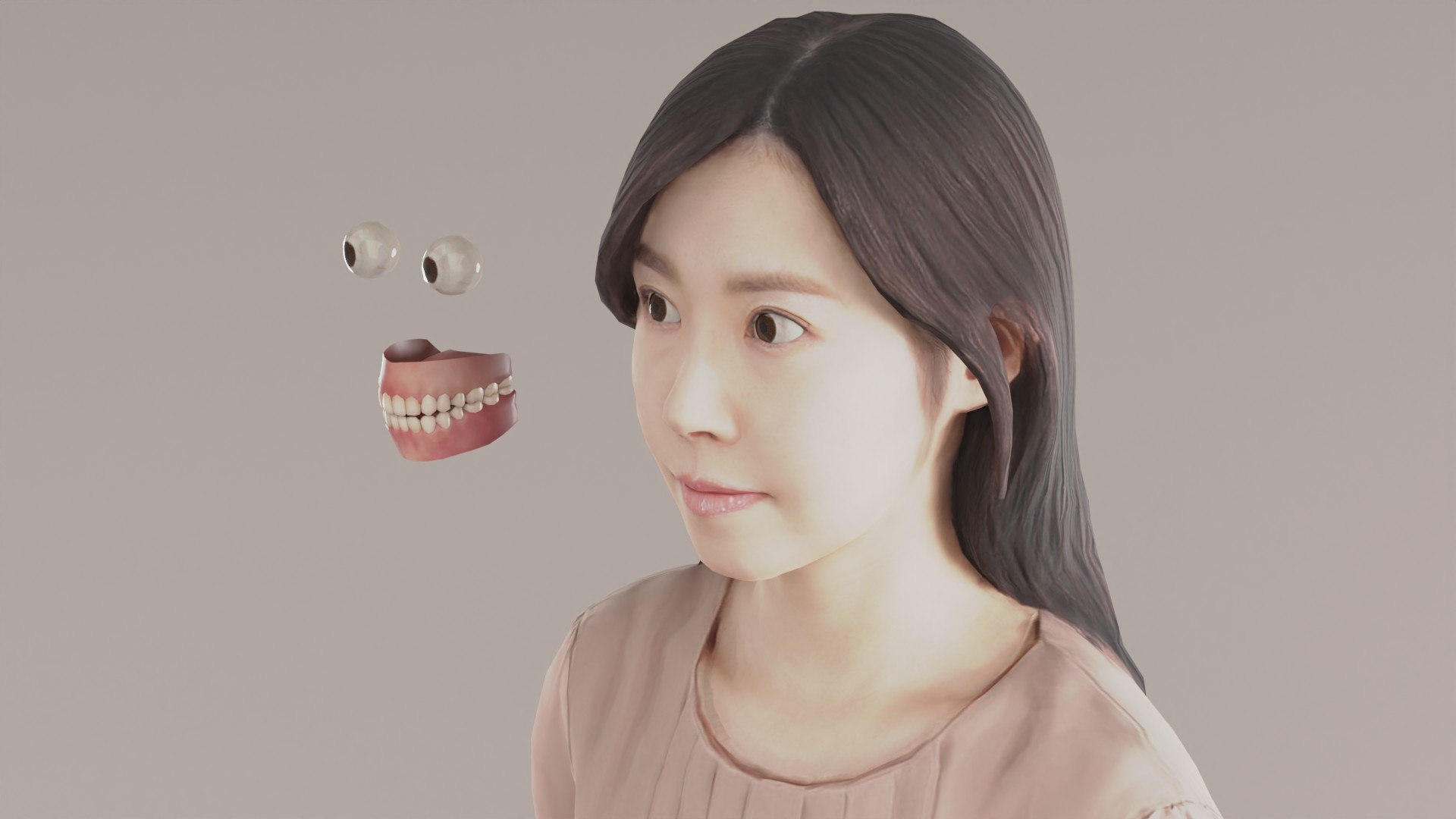 3D Asian Woman Animation3D 160 Mari - TurboSquid 2142536