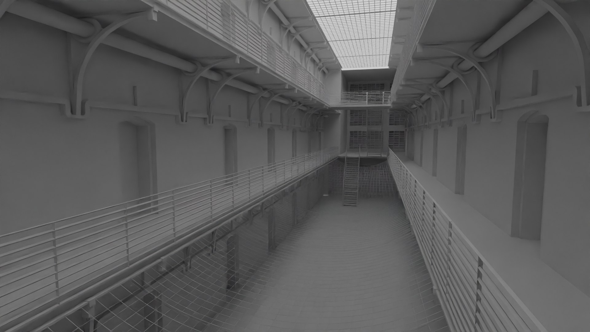 Prison Interior 3D Model - TurboSquid 2157348