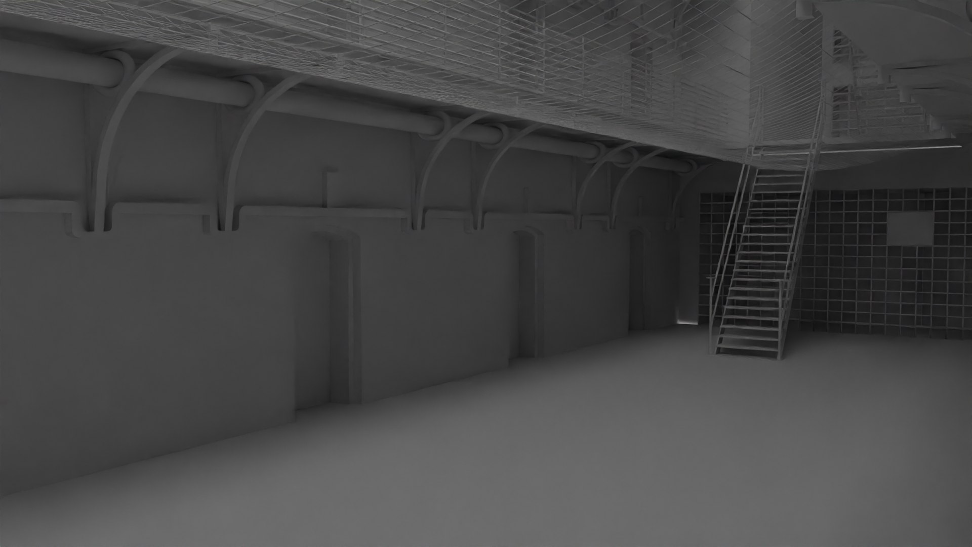 Prison Interior 3D Model - TurboSquid 2157348