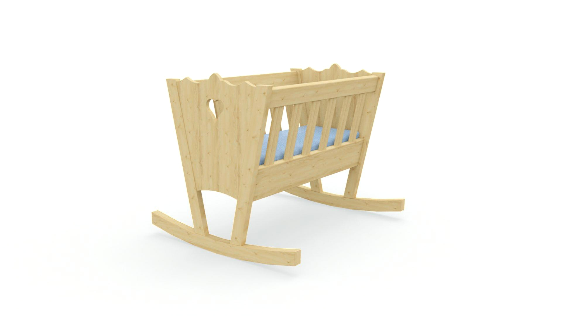 Rocking Cradle 3D Model - TurboSquid 1791928