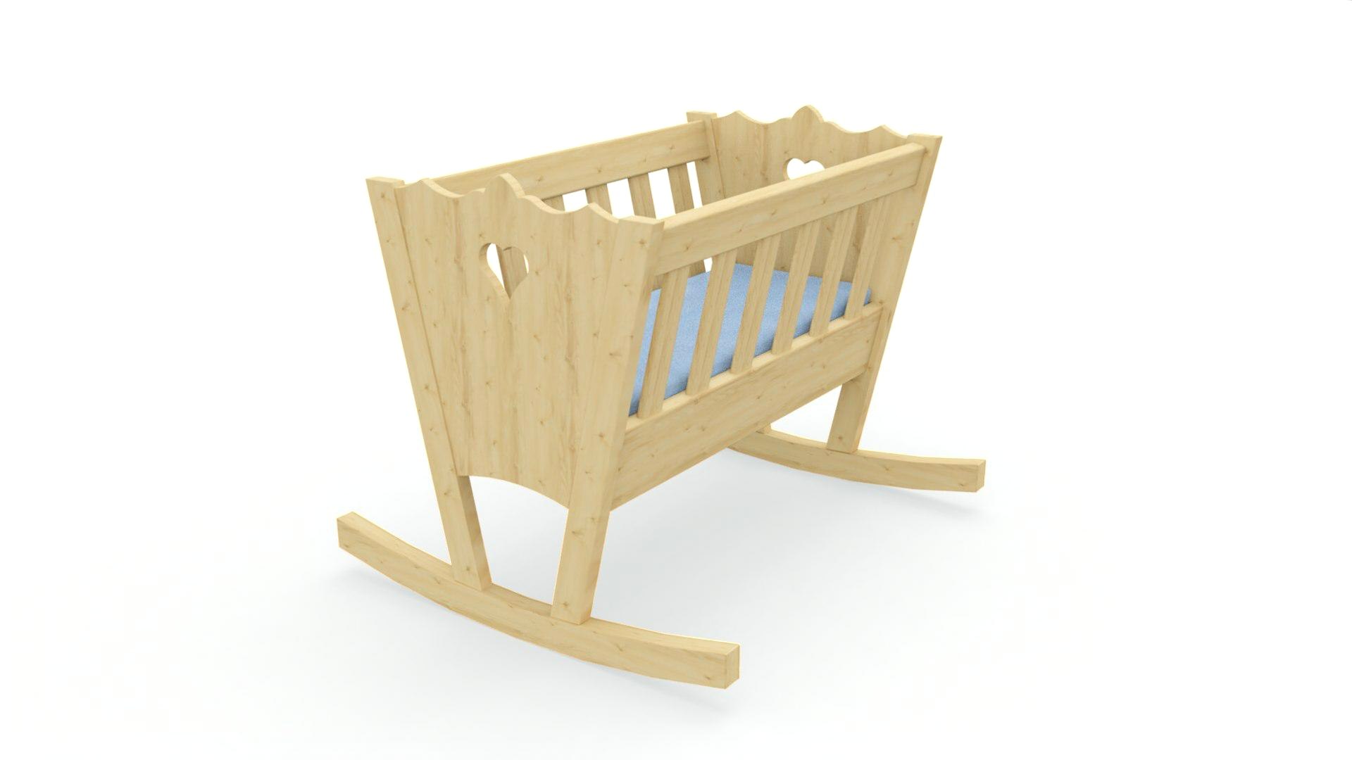 Rocking Cradle 3D Model - TurboSquid 1791928