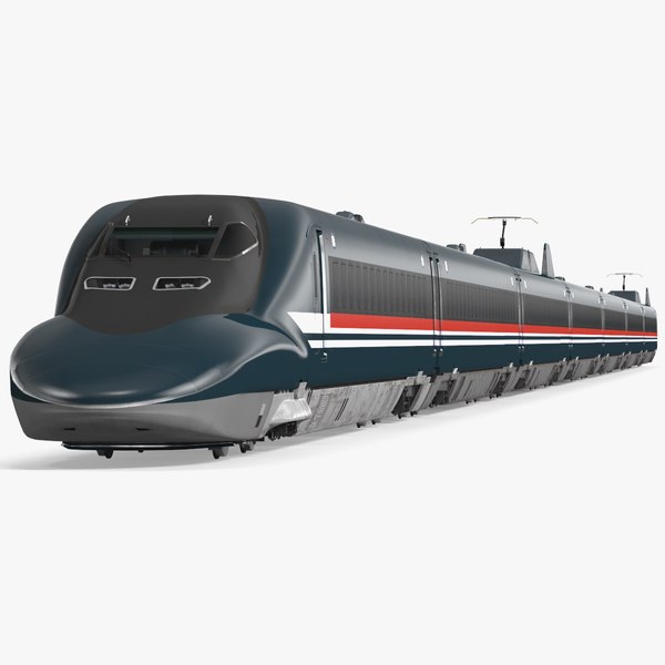 modelo 3d Tren bala de alta velocidad preparado para Maya - TurboSquid ...