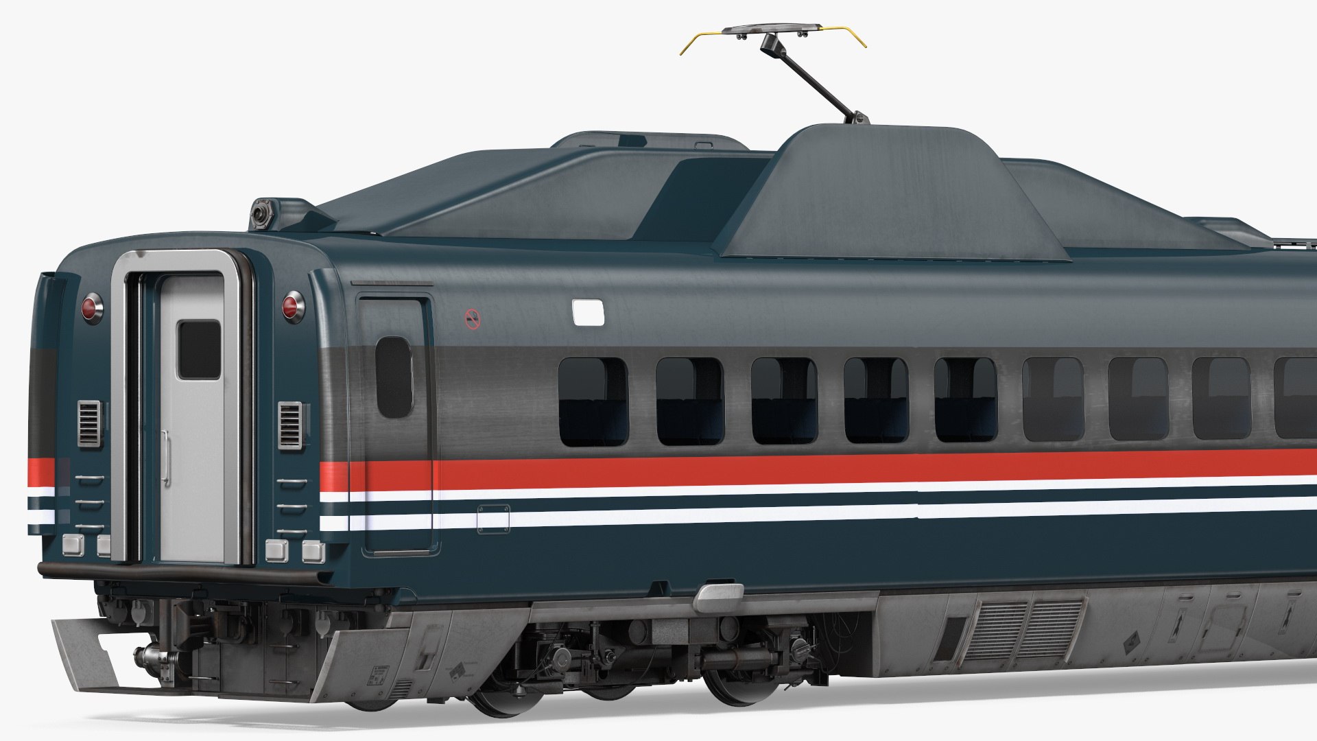 3D High Speed Bullet Train Rigged for Maya - TurboSquid 2025870