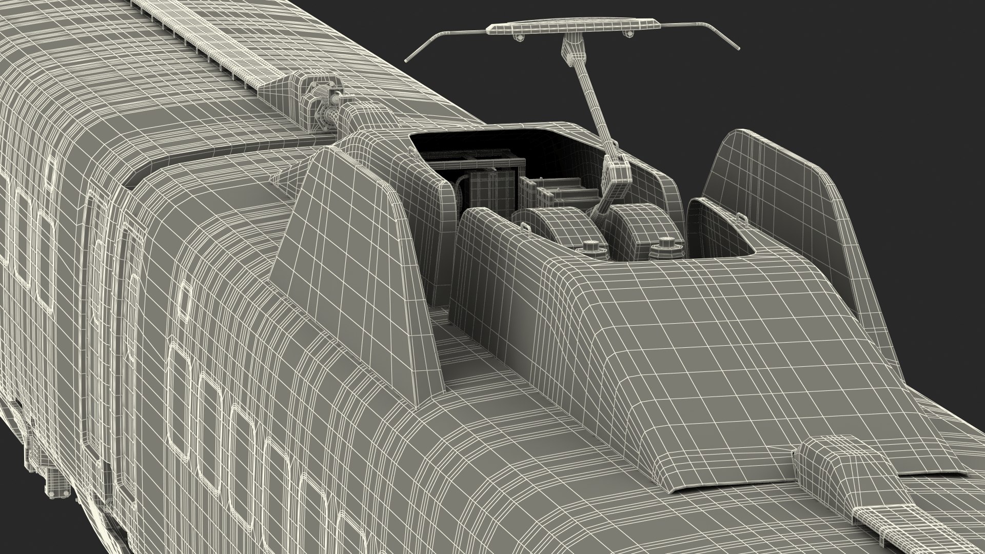 3D High Speed Bullet Train Rigged for Maya - TurboSquid 2025870