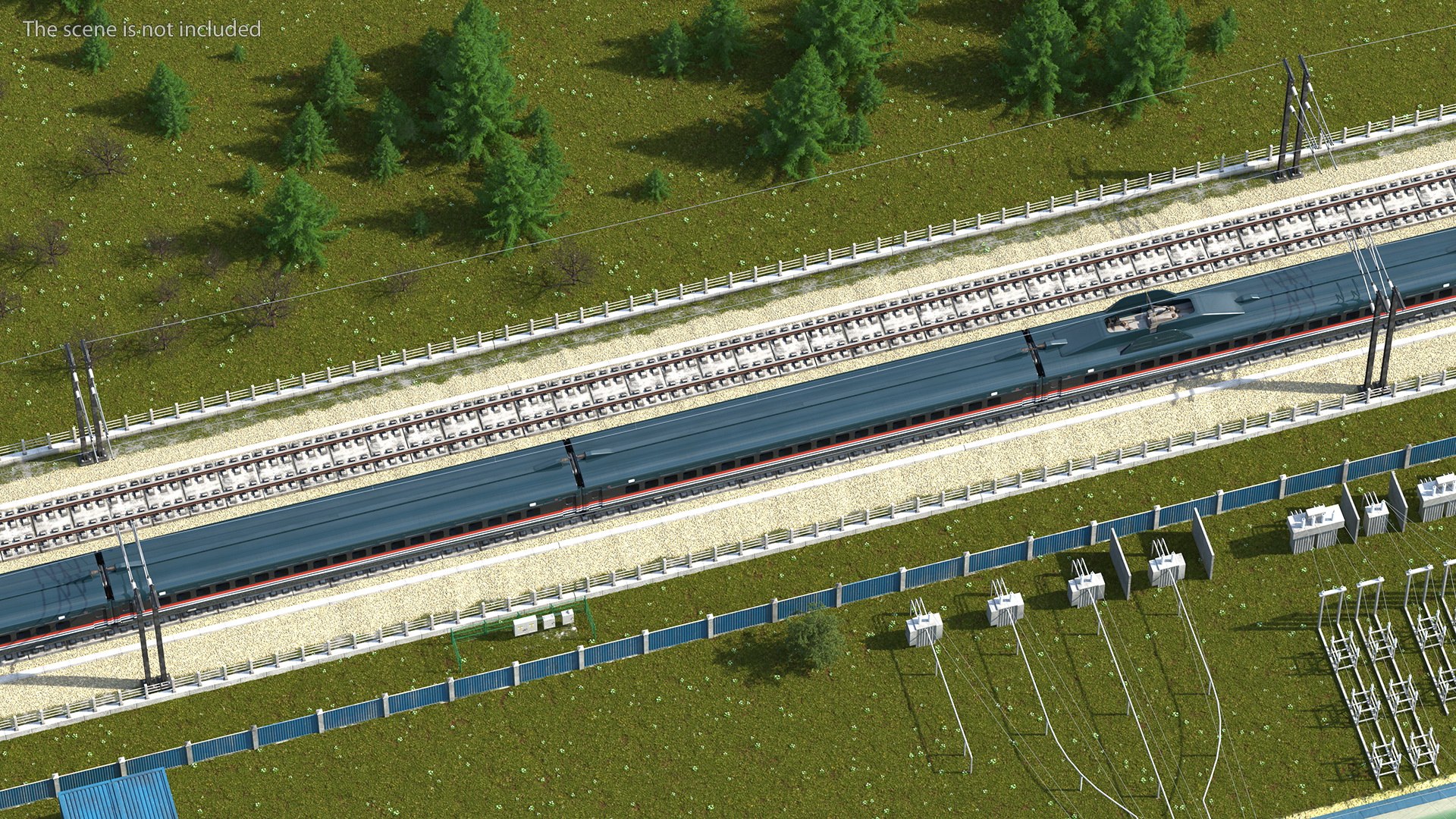 3D High Speed Bullet Train Rigged for Maya - TurboSquid 2025870