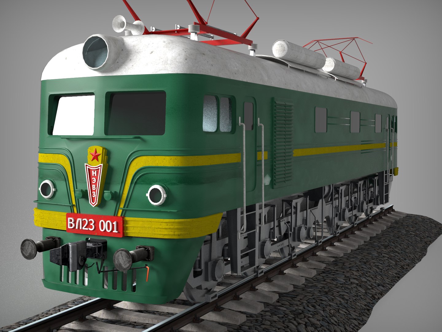 Freight Locomotive Vl 23-001 3D - TurboSquid 1459633