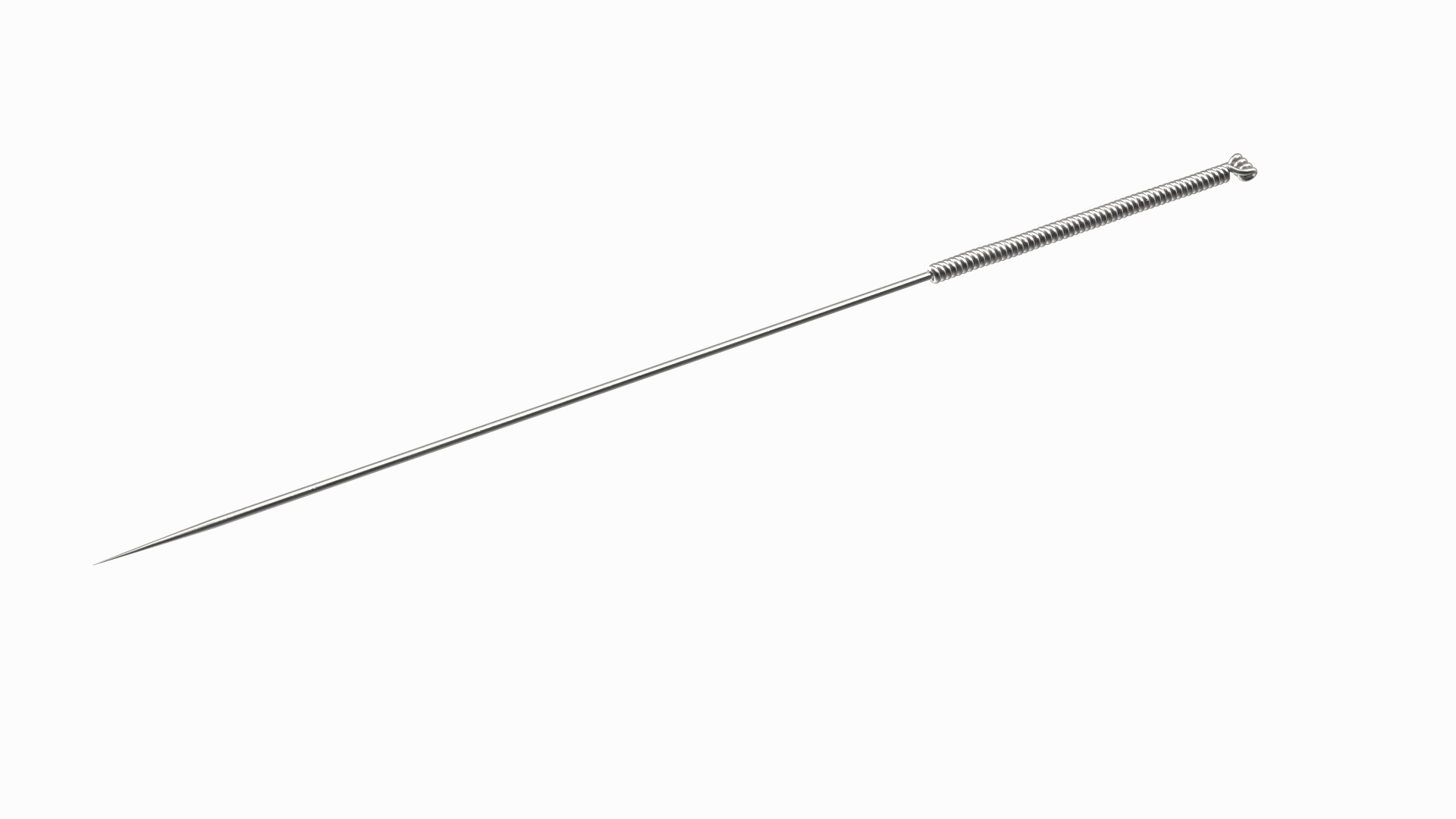 Long Acupuncture Needle Silver 3D Model - TurboSquid 2215121