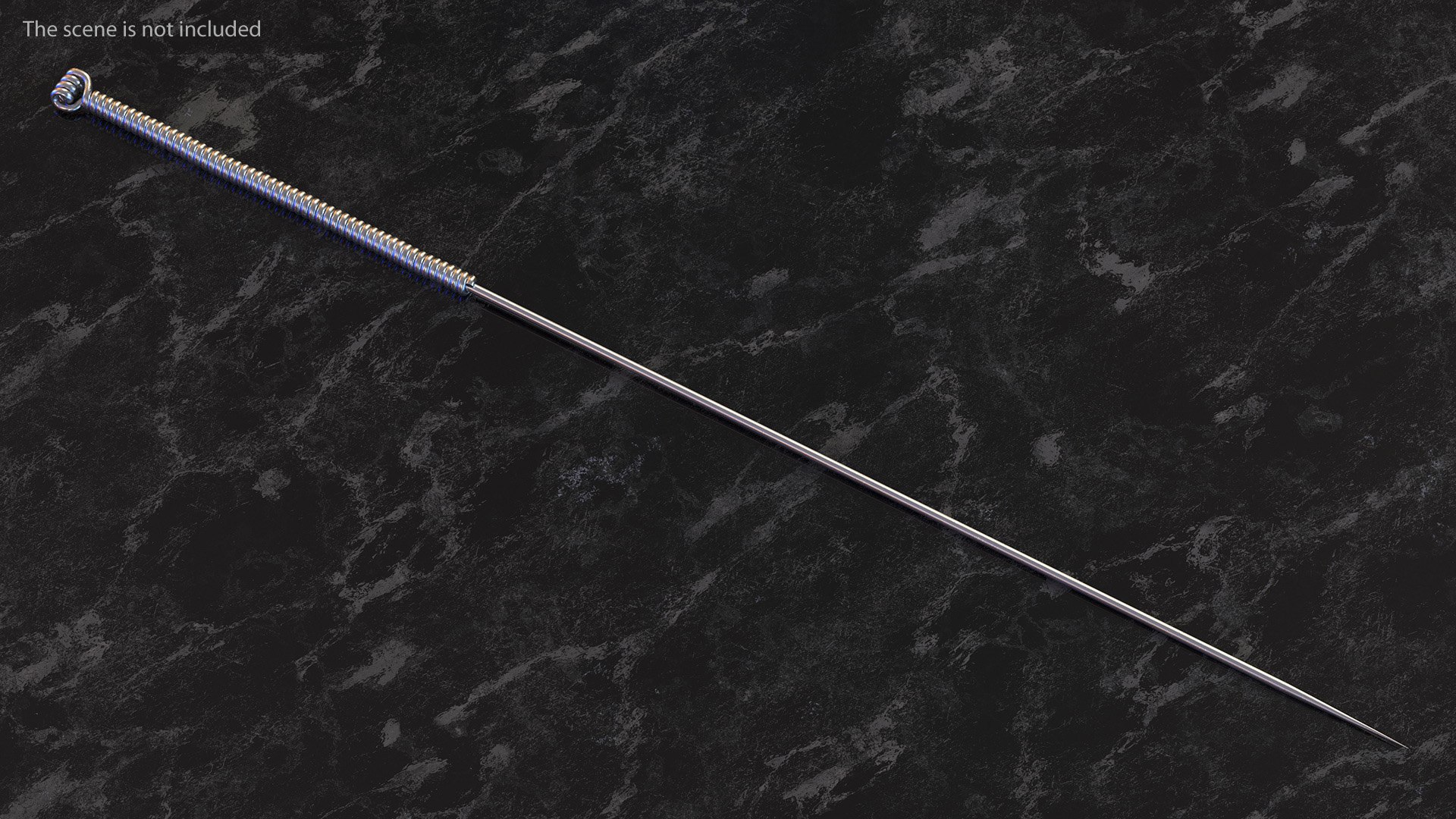Long Acupuncture Needle Silver 3D Model - TurboSquid 2215121