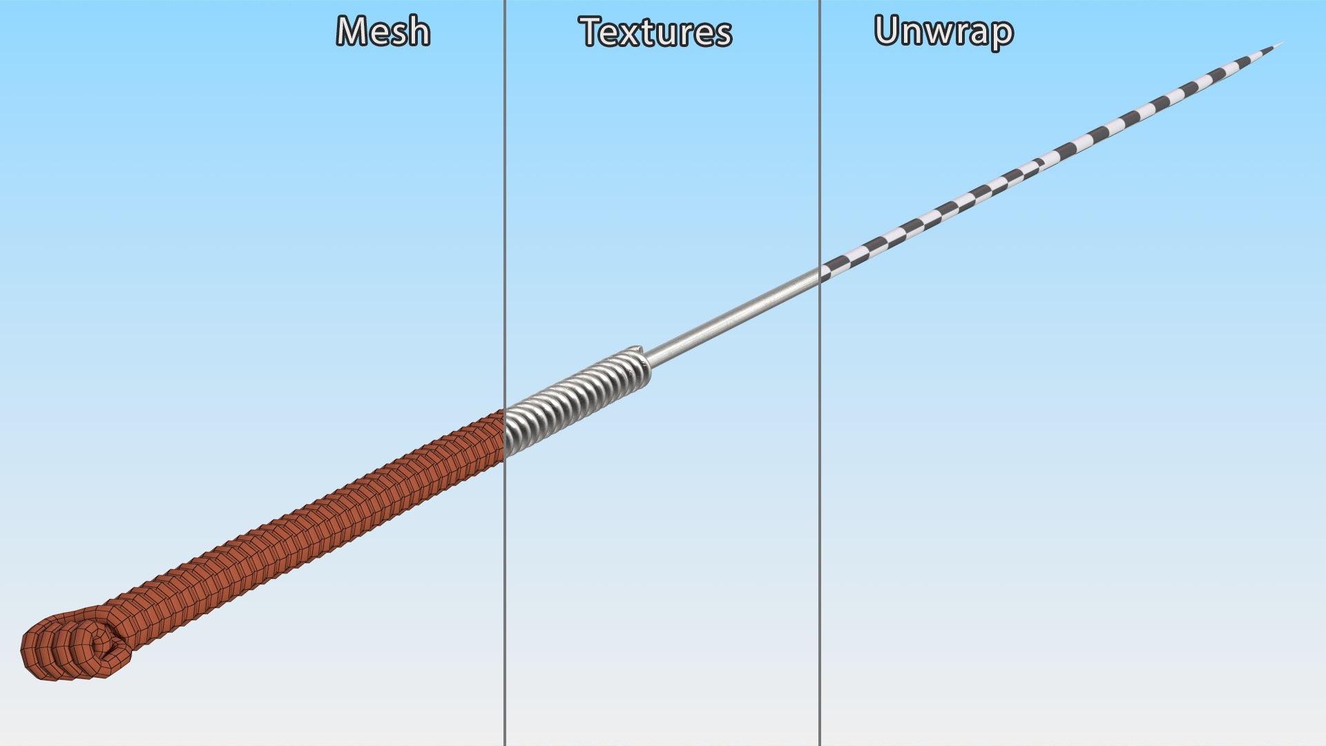Long Acupuncture Needle Silver 3D Model - TurboSquid 2215121