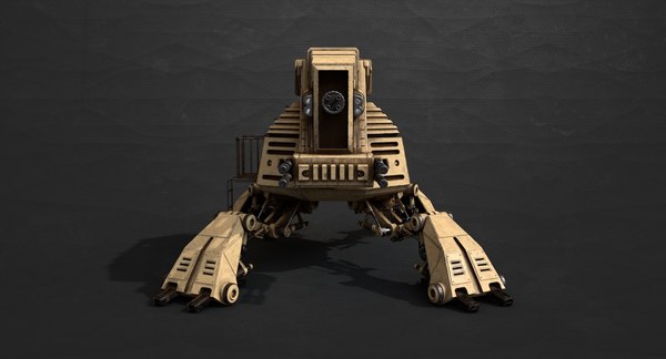 3d model walking robot
