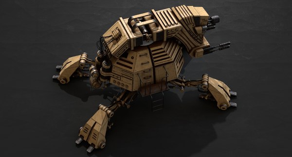 3d model walking robot
