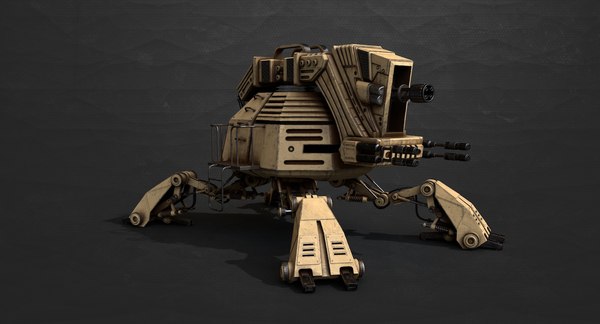3d model walking robot