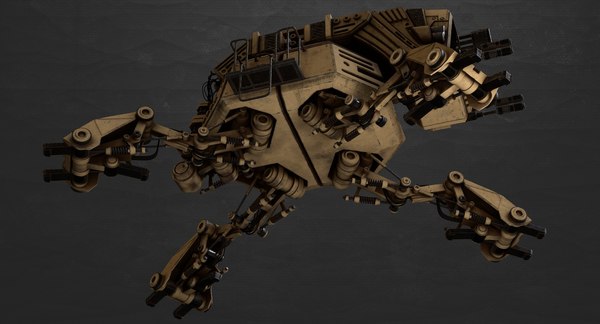 3d model walking robot