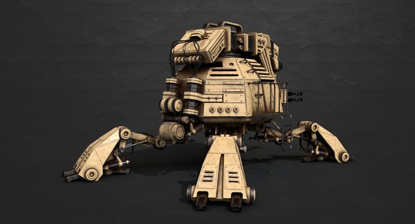 3d model walking robot
