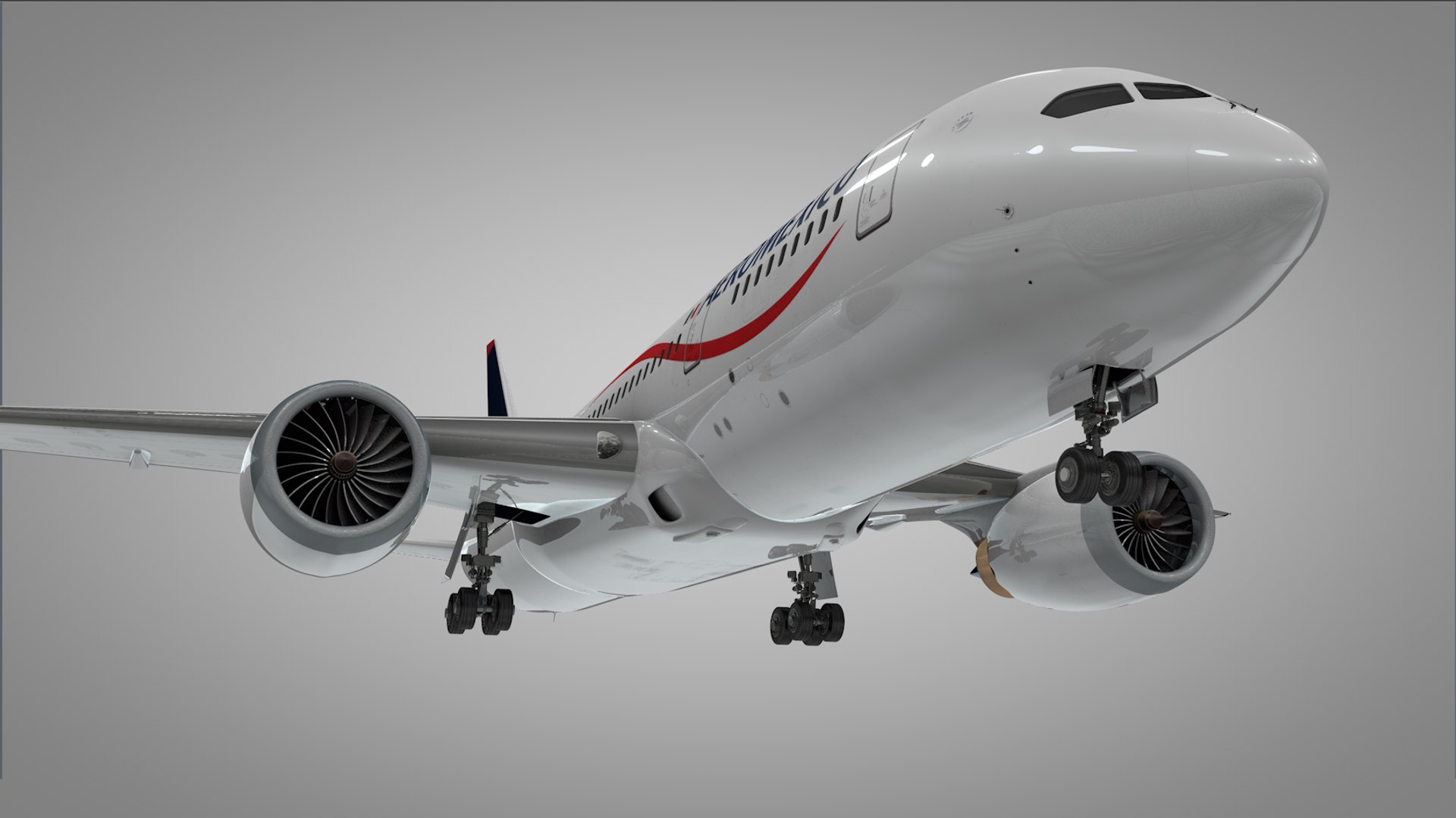 3D Model Boeing 787 Dreamliner Aeromexico - TurboSquid 1611493
