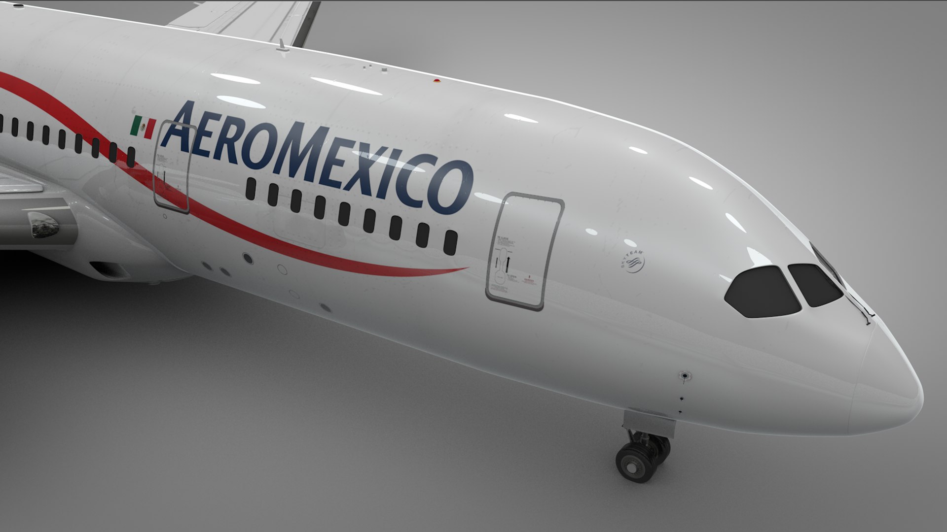 3D Model Boeing 787 Dreamliner Aeromexico - TurboSquid 1611493