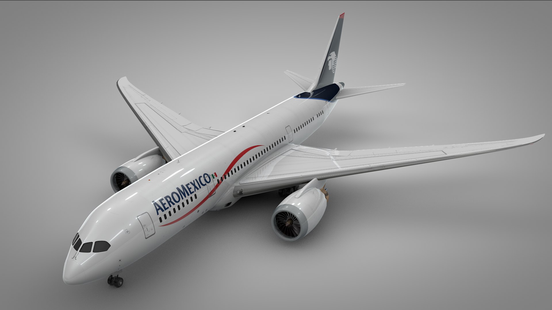3D Model Boeing 787 Dreamliner Aeromexico - TurboSquid 1611493