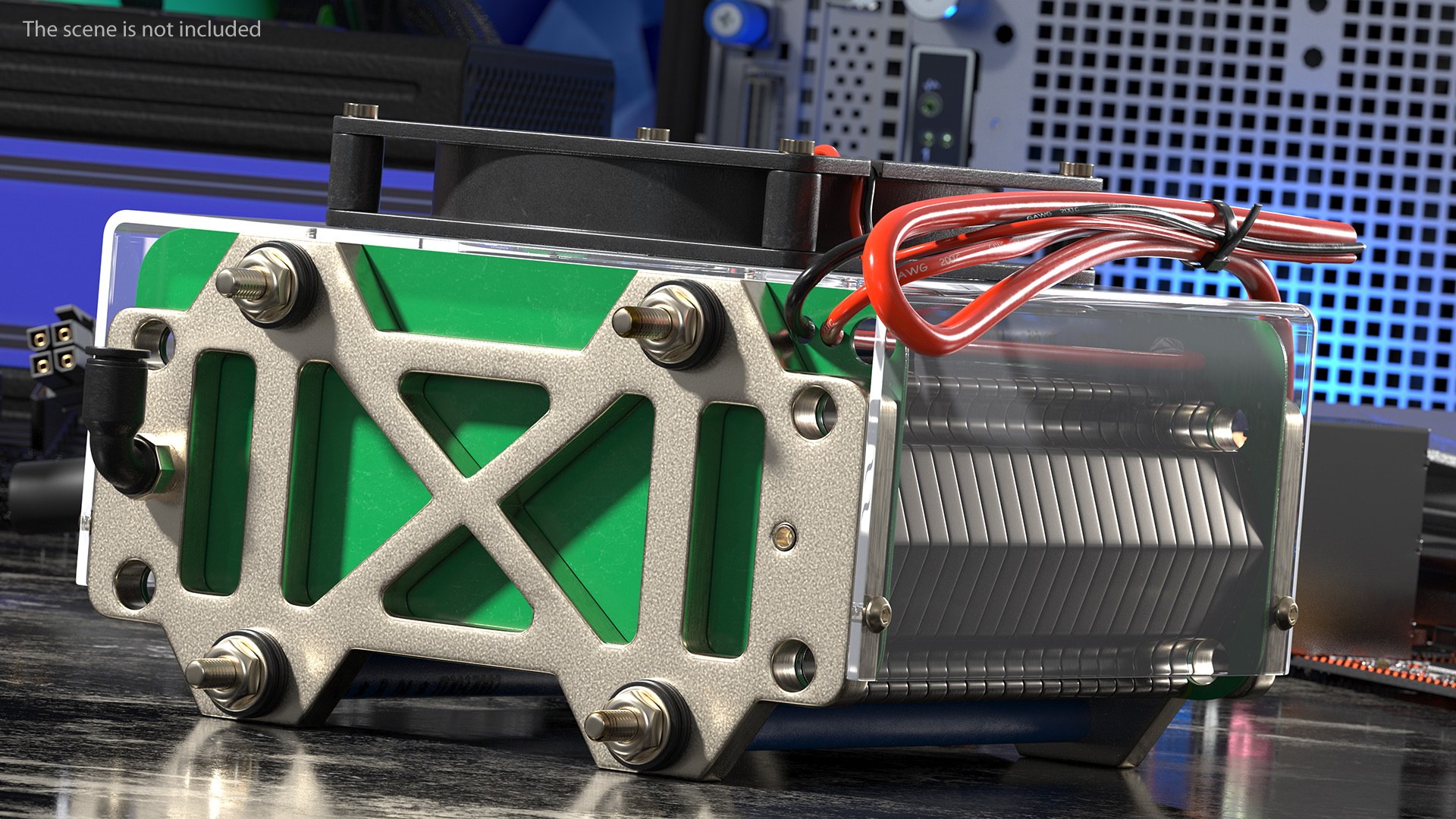 3D Model Proton Exchange Membrane Fuel Cell Stack - TurboSquid 1848618