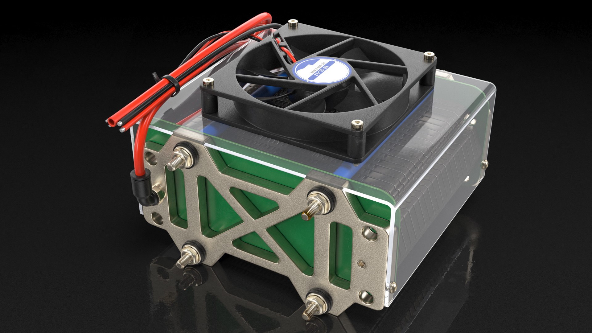 3D model Proton Exchange Membrane Fuel Cell Stack - TurboSquid 1848618