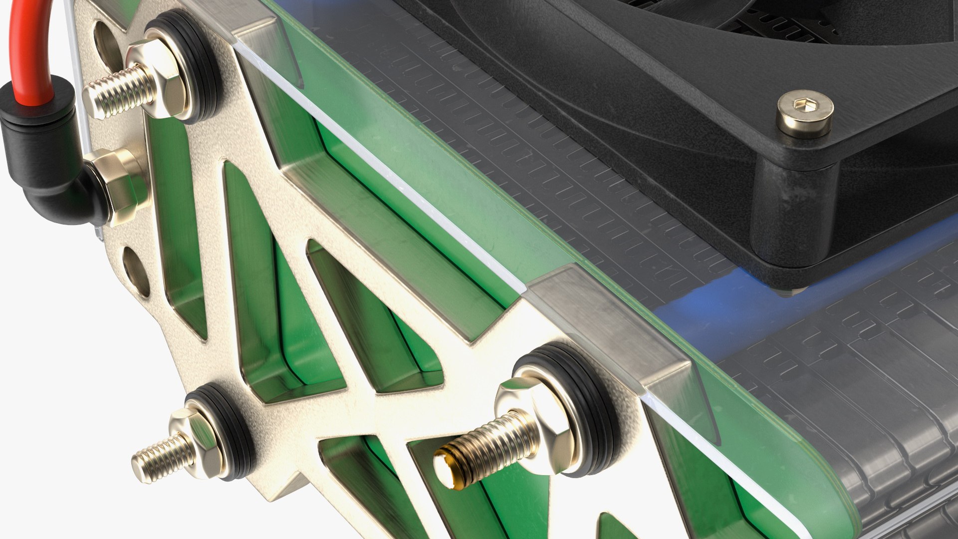 3D model Proton Exchange Membrane Fuel Cell Stack - TurboSquid 1848618