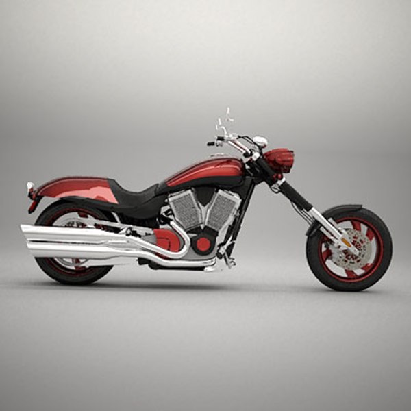 motorcycle moto classic 3d model
