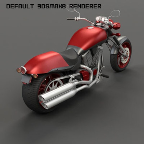 motorcycle moto classic 3d model