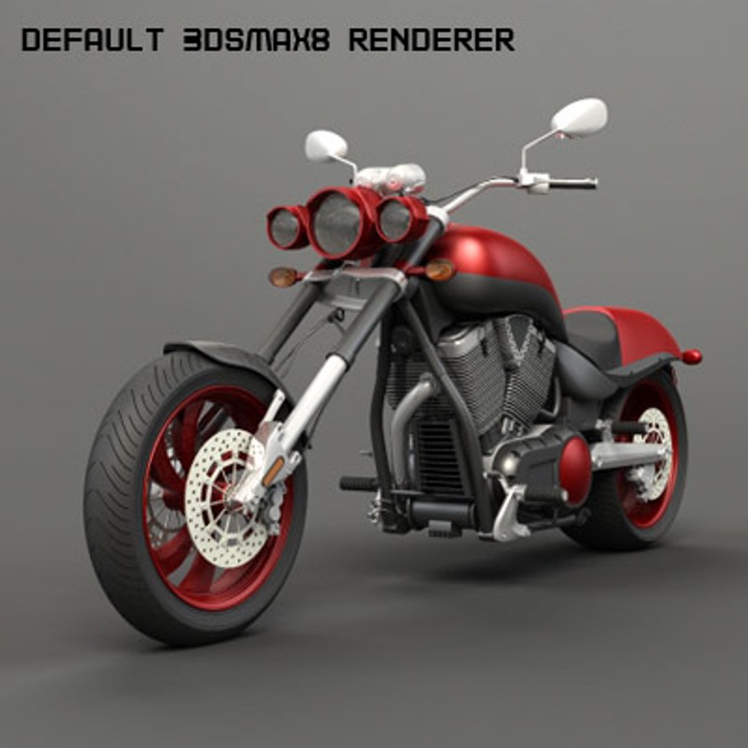 motorcycle moto classic 3d model