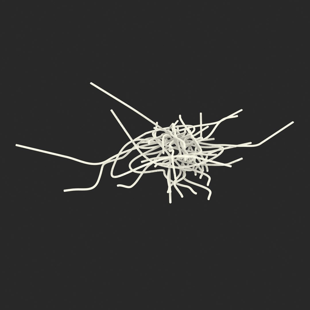 3d messy pile rusty rebar model