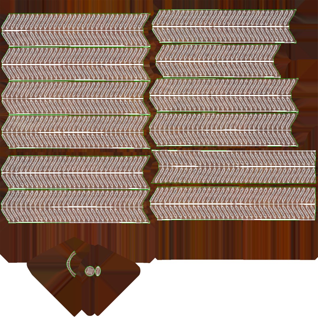 3d messy pile rusty rebar model