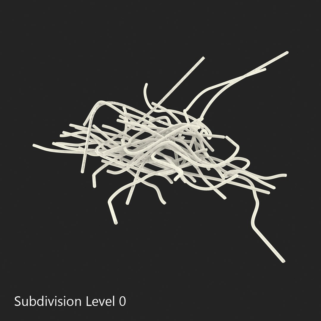 3d messy pile rusty rebar model