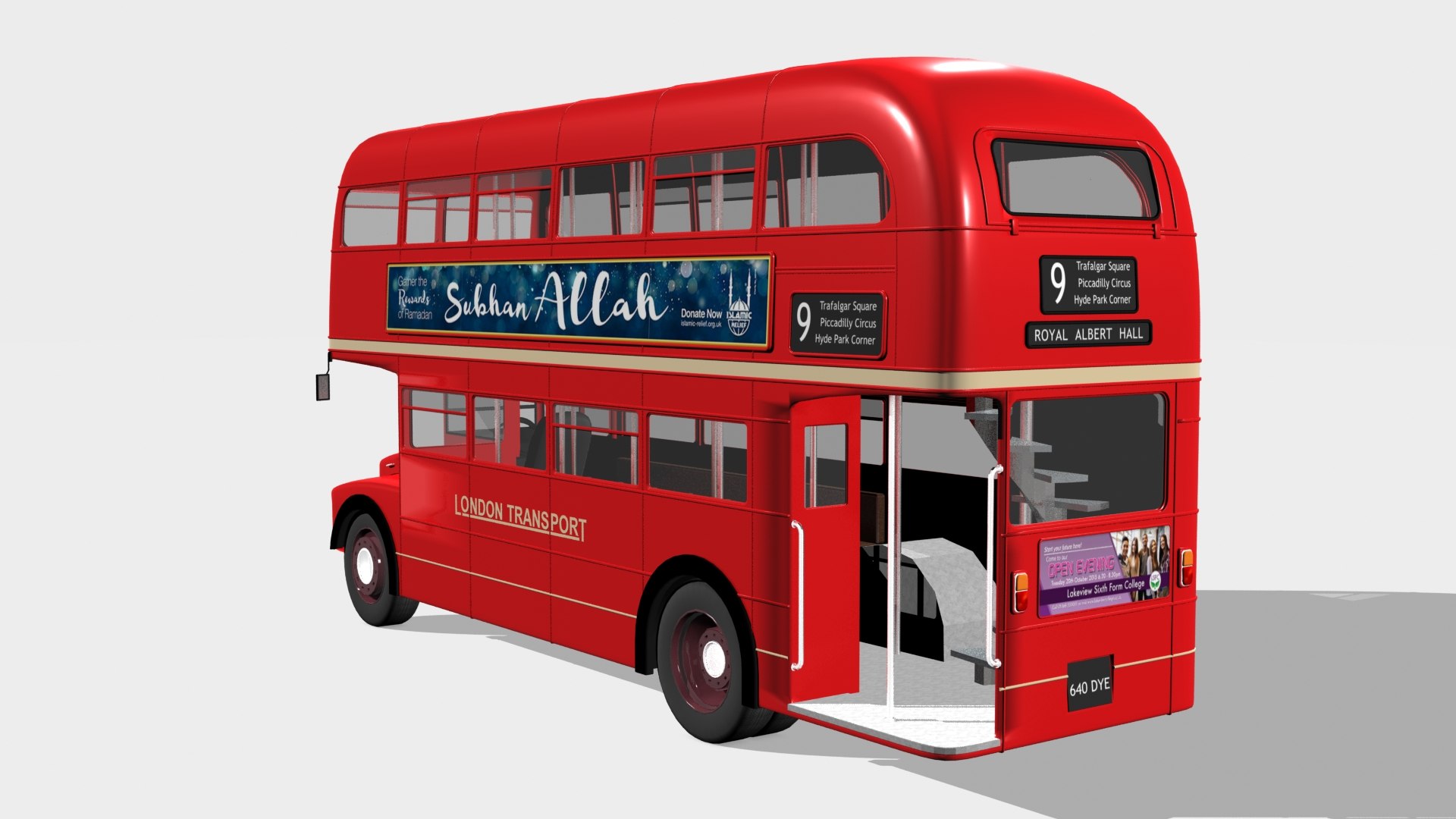 London Bus 3D Model - TurboSquid 1448940