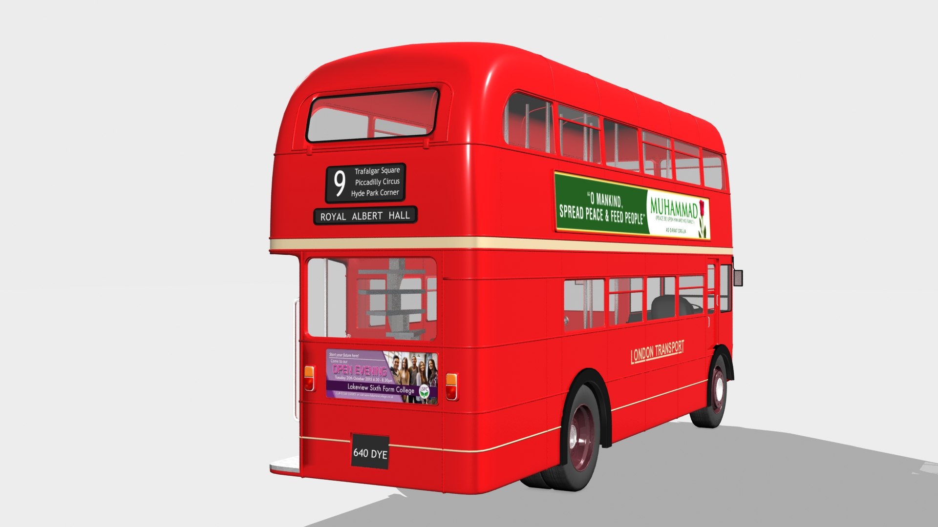 London Bus 3D Model - TurboSquid 1448940