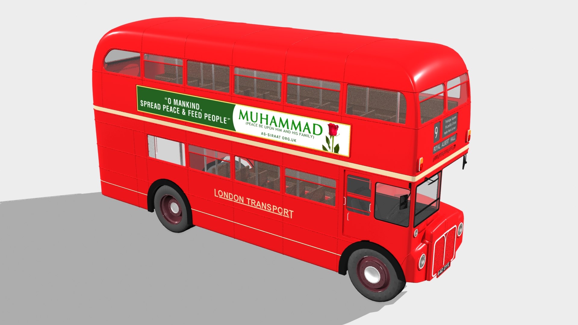 London Bus 3D Model - TurboSquid 1448940