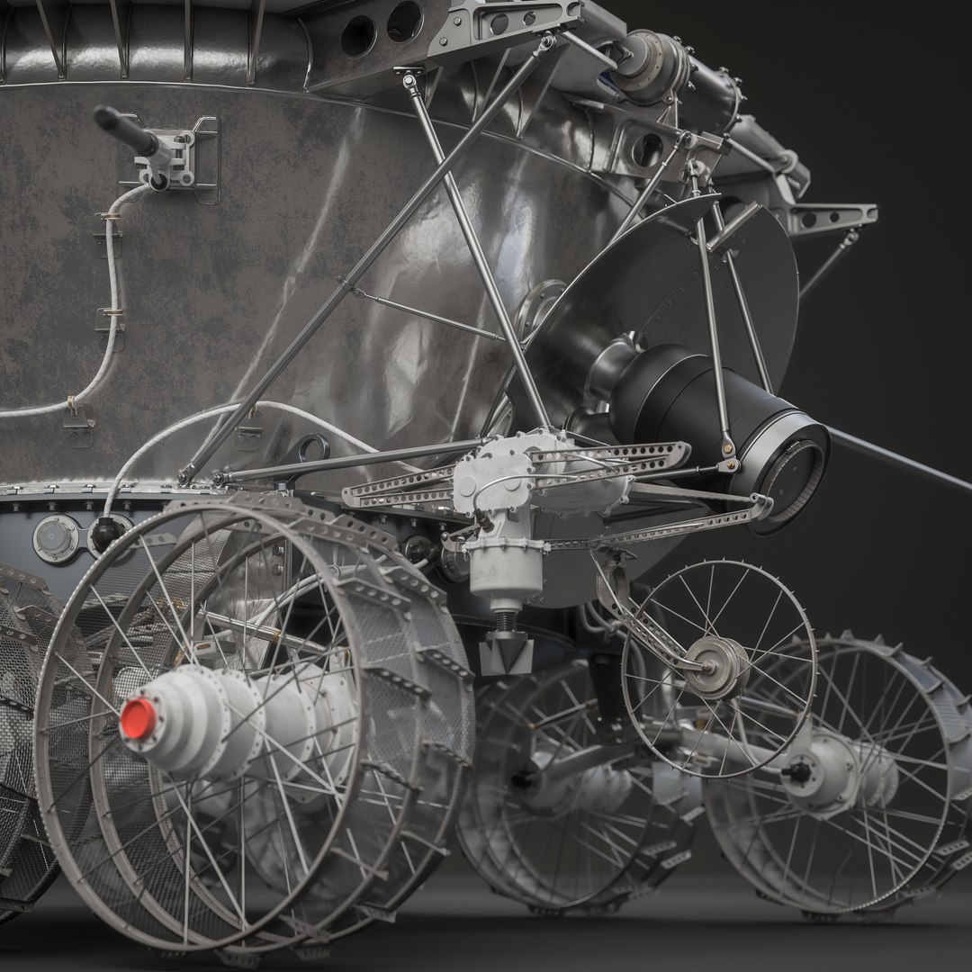 Lunokhod 1 Spacecraft Model - TurboSquid 1412637